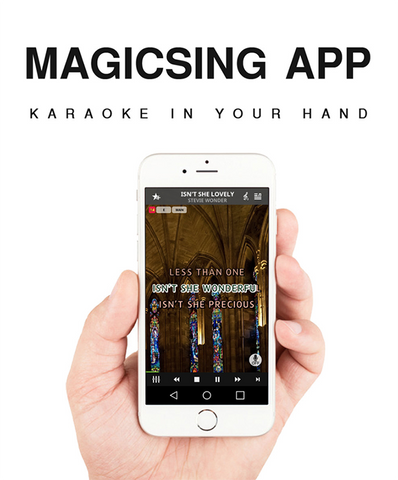 MagicSing-E5 Dual Wireless Streaming Karaoke Microphone System + 5,145 ...